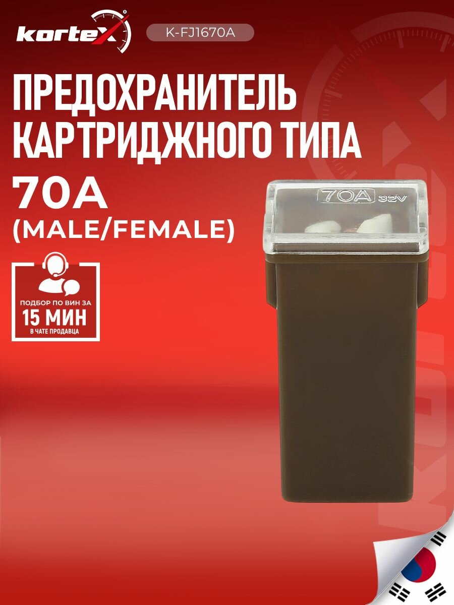 Предохранитель картриджного типа ( male/female ) 70A