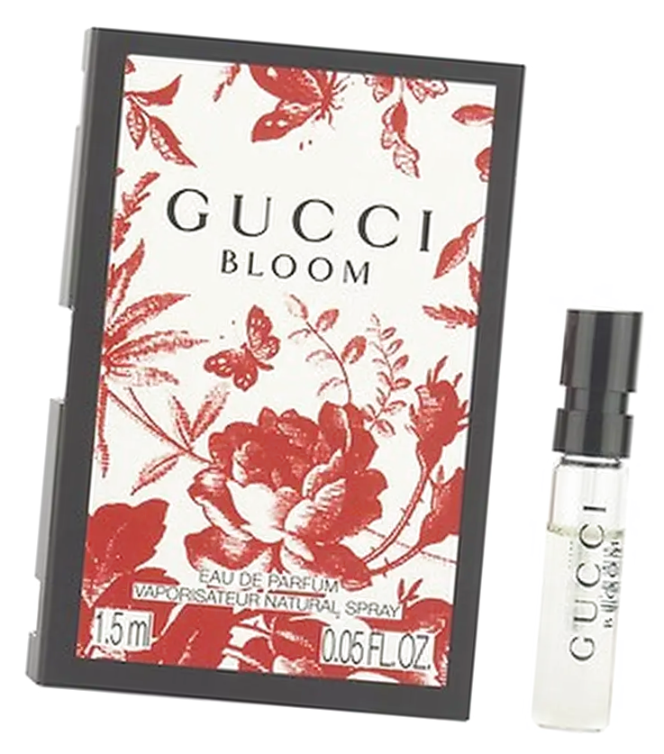 Gucci Bloom туалетные духи для женщин 1.5 мл сэмпл - Гуччи Блум цветочный аромат