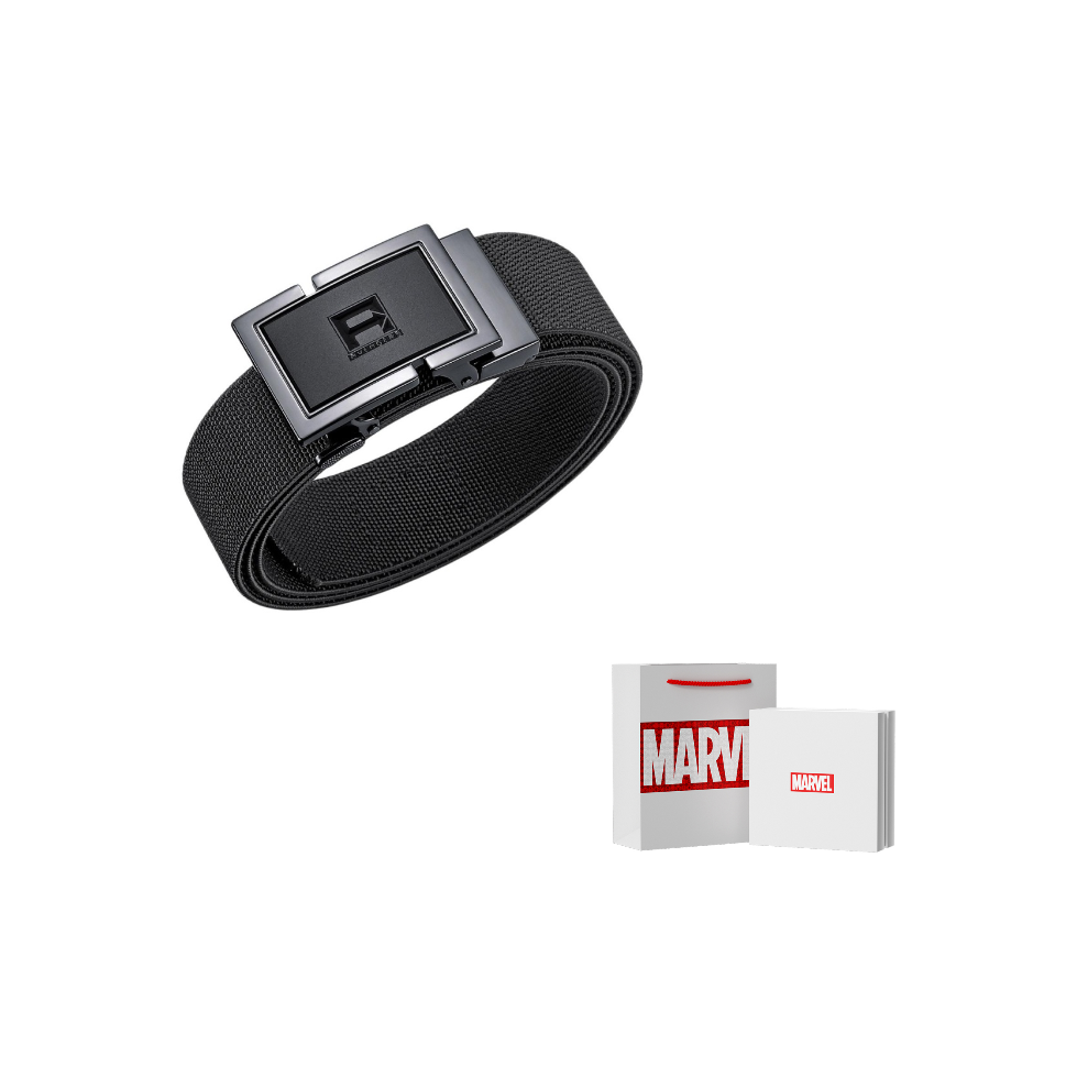 Disney Marvel The Avengers Collection Кожаные ремни Мужской Черный 3,4CM 120cm