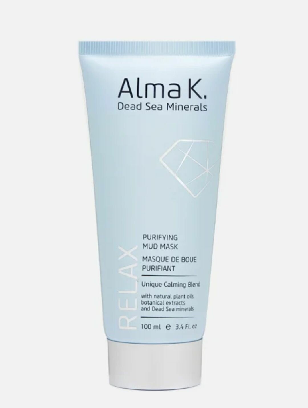 Очищающая маска для лица с грязью мертвого моря ALMA K. purifying mud mask