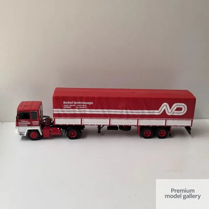 ODEON 1/43 TR260 Модель тягача-контейнеровоза Berliet, передняя часть из сплава