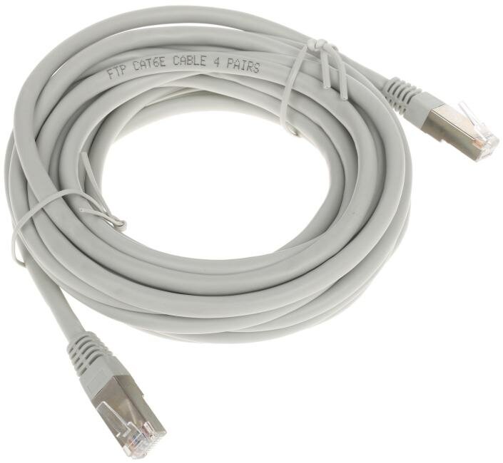 Cablexpert PP6-5M Patch Cord FTP кат.6, 5м, серый — фото 1