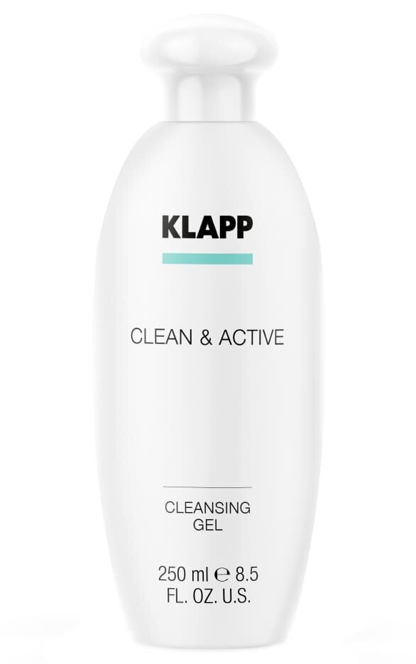 KLAPP CLEAN & ACTIVE Очищающий гель для лица Cleansing Gel, 250 мл