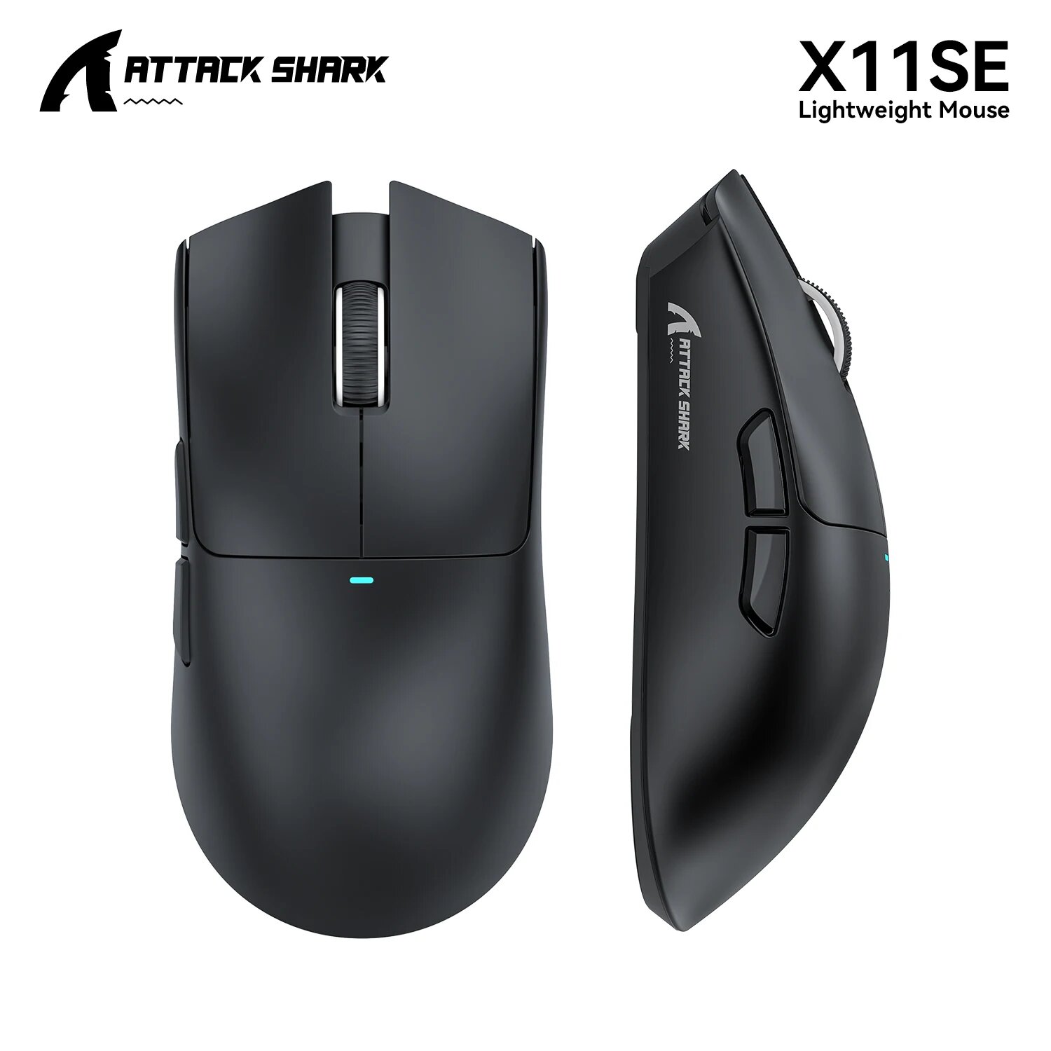 Беспроводная игровая мышь Attack Shark X11SE Black