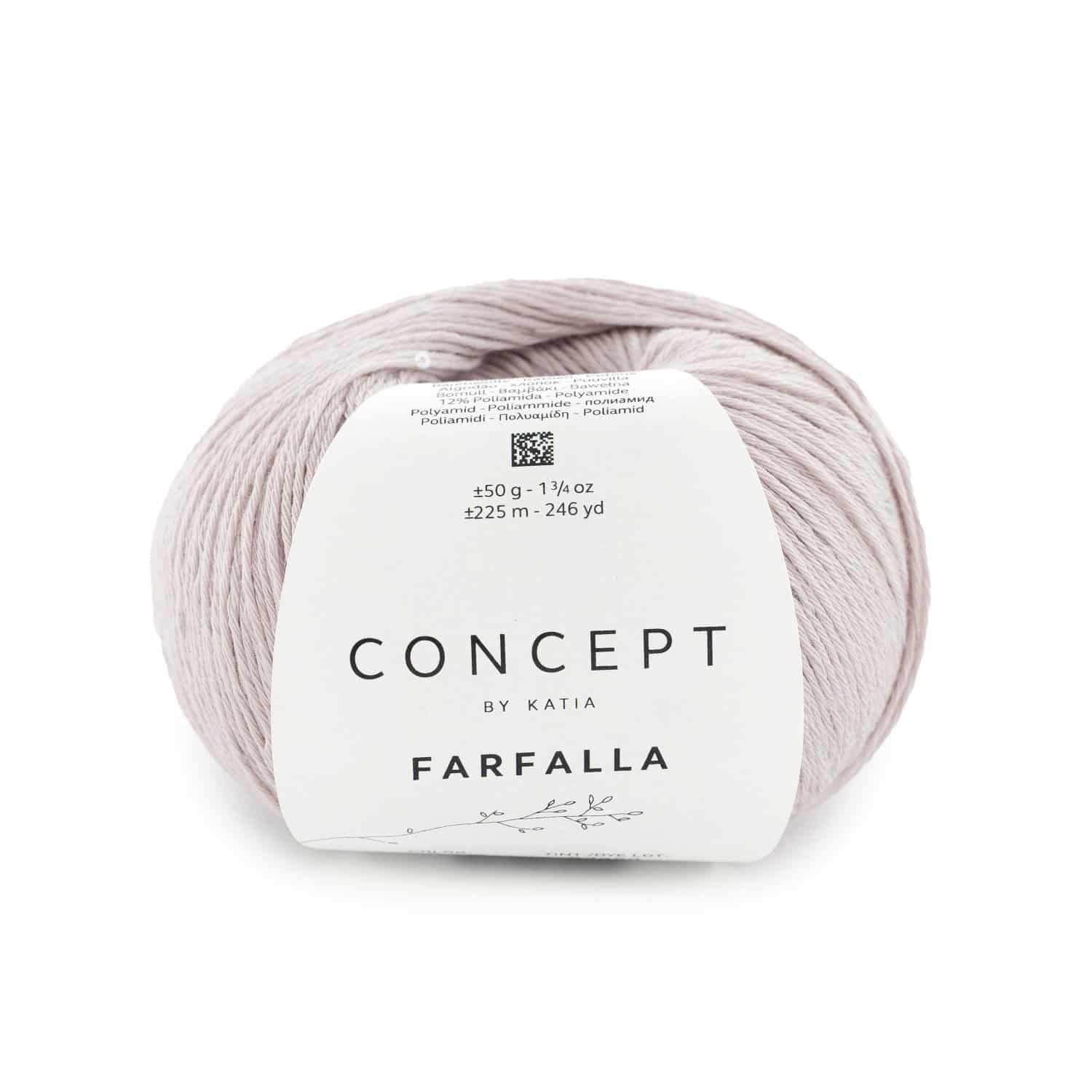 Пряжа для вязания Katia Farfalla (106 Светло-сиреневый (Light lilac)) 6 мотков 50 г/225 м