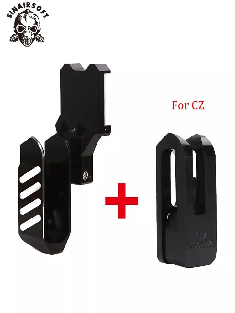 IPSC USPSA IDPA Тактический правой руки Airsoft кобура + блок вставки для CZ