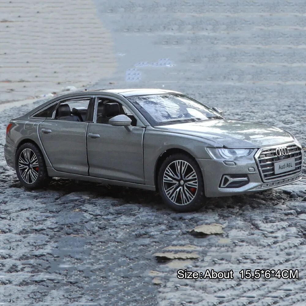Масштабная модель автомобиля Makeda A6L/A4 1:32 Серый, A6L Gold