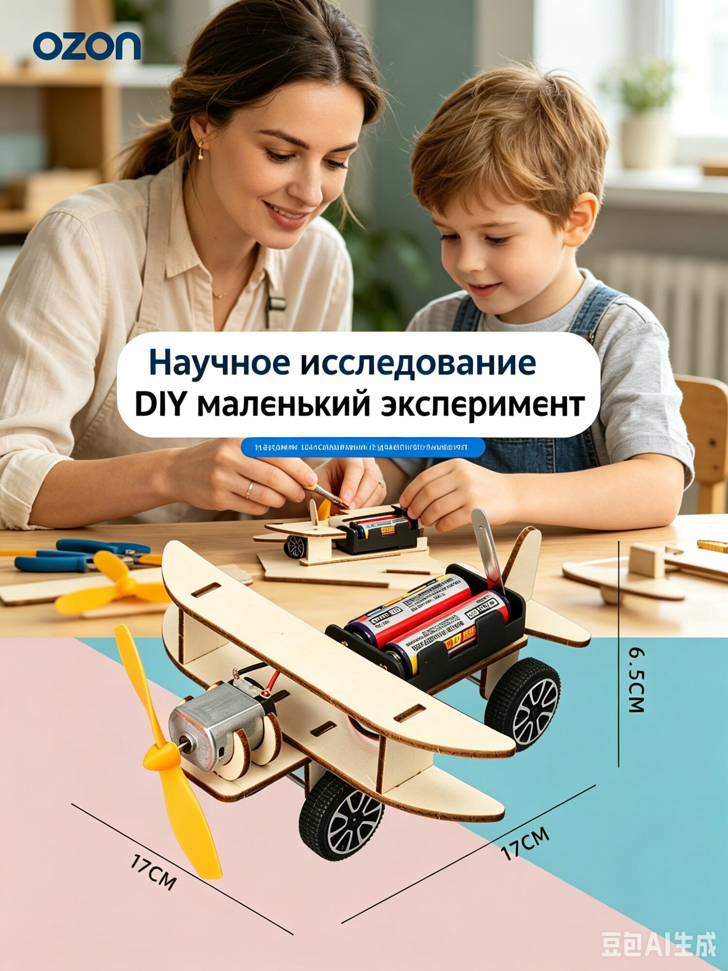Набор для научных экспериментов, детские развивающие игрушки, упаковочные материалы ручной работы