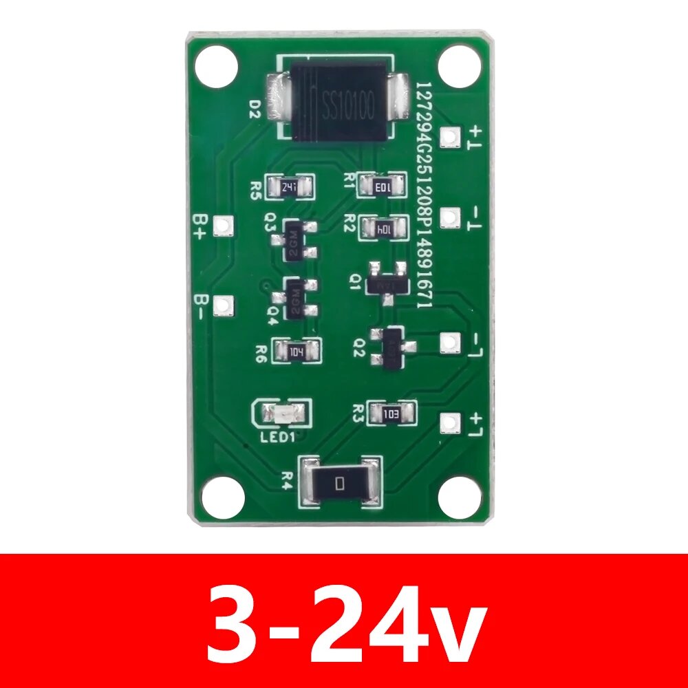 Модуль управления зарядом светодиодных ламп Baishundianzi 3-24В 4-10А 3-24v
