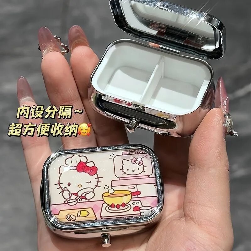 Металлическая коробка Hello Kitty для хранения 5.2cmX3.8cm