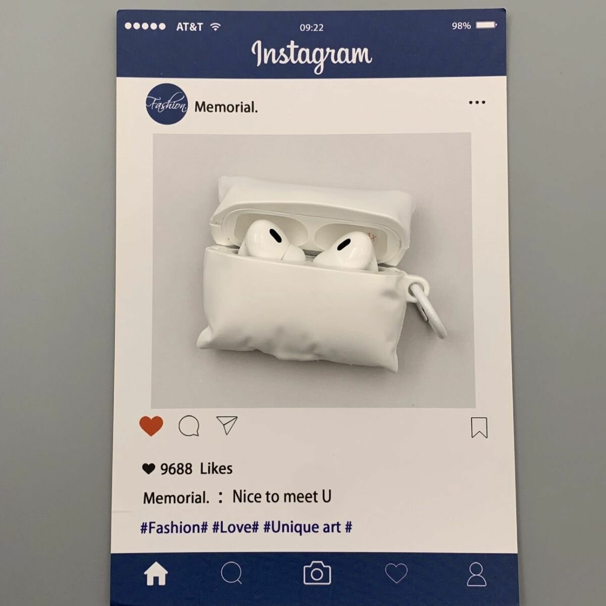 Креативный 3D-чехол в виде подушки, подходящий для чехла наушников Apple AirPods 1/2, защитного чехла Pro 2 Bluetooth, а также для силиконового мягкого чехла 4-го и 3-го поколений.