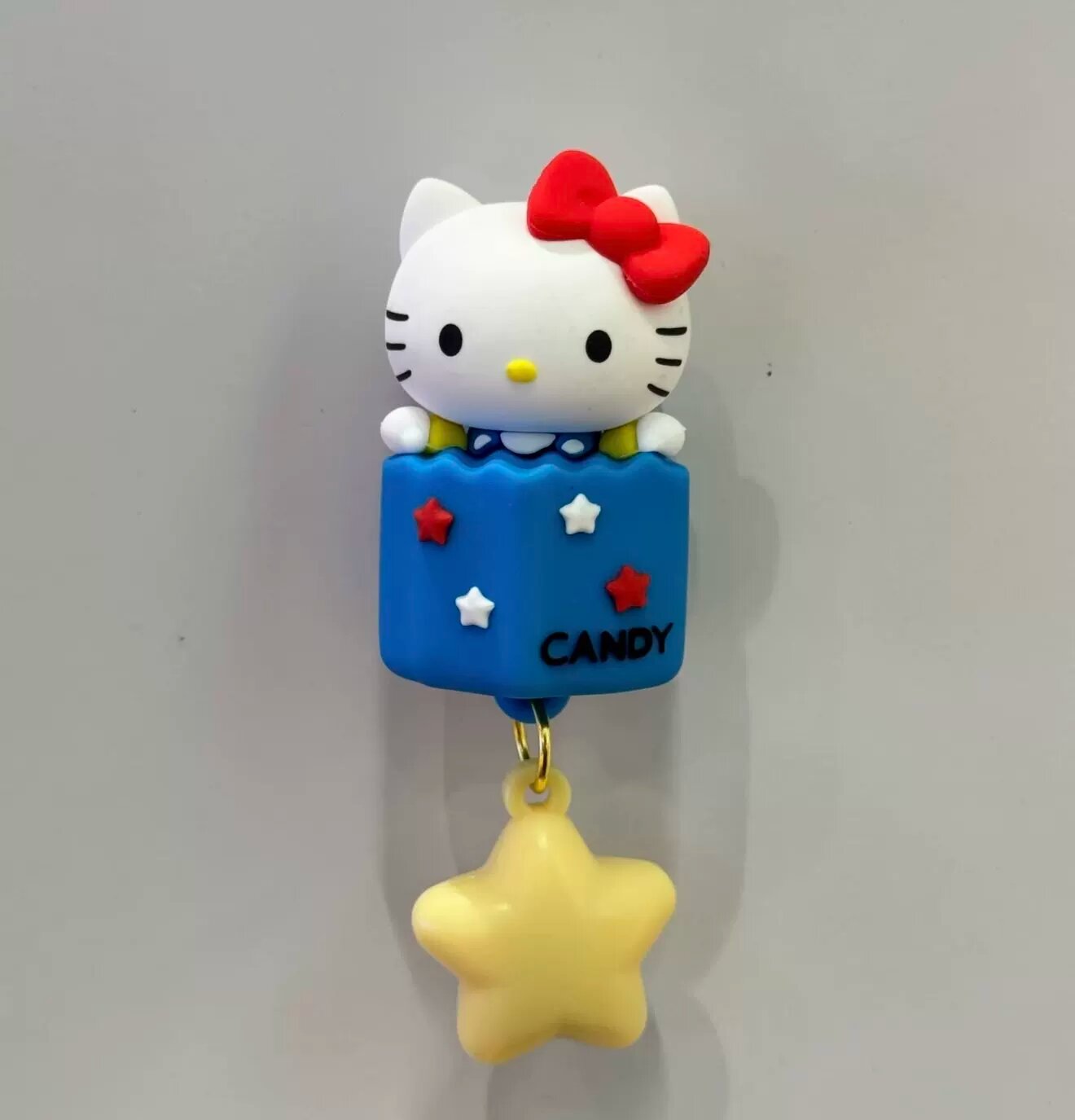 Оригинальный светящийся магнит на холодильник MINISO Hello Kitty в стиле ретро-ресторана, коллекционная коробка-сюрприз