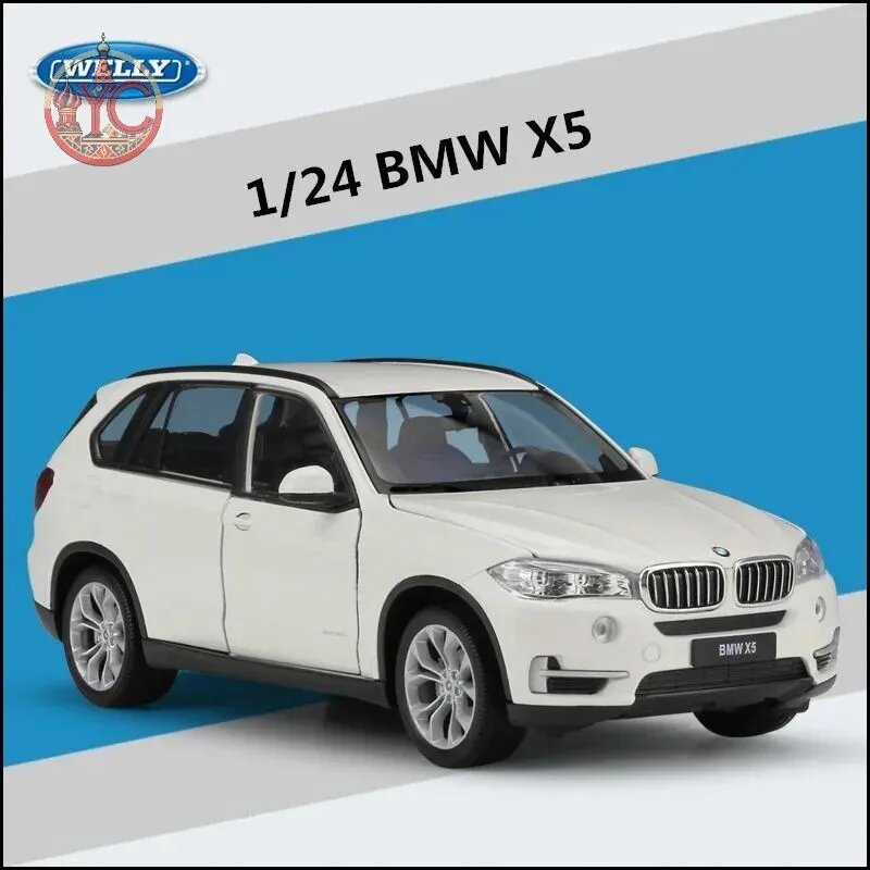 1:24 BMW X5 SUV Alloy Car Model Metal Toy, Металлическая модель автомобиля, мальчик игрушечный подарок