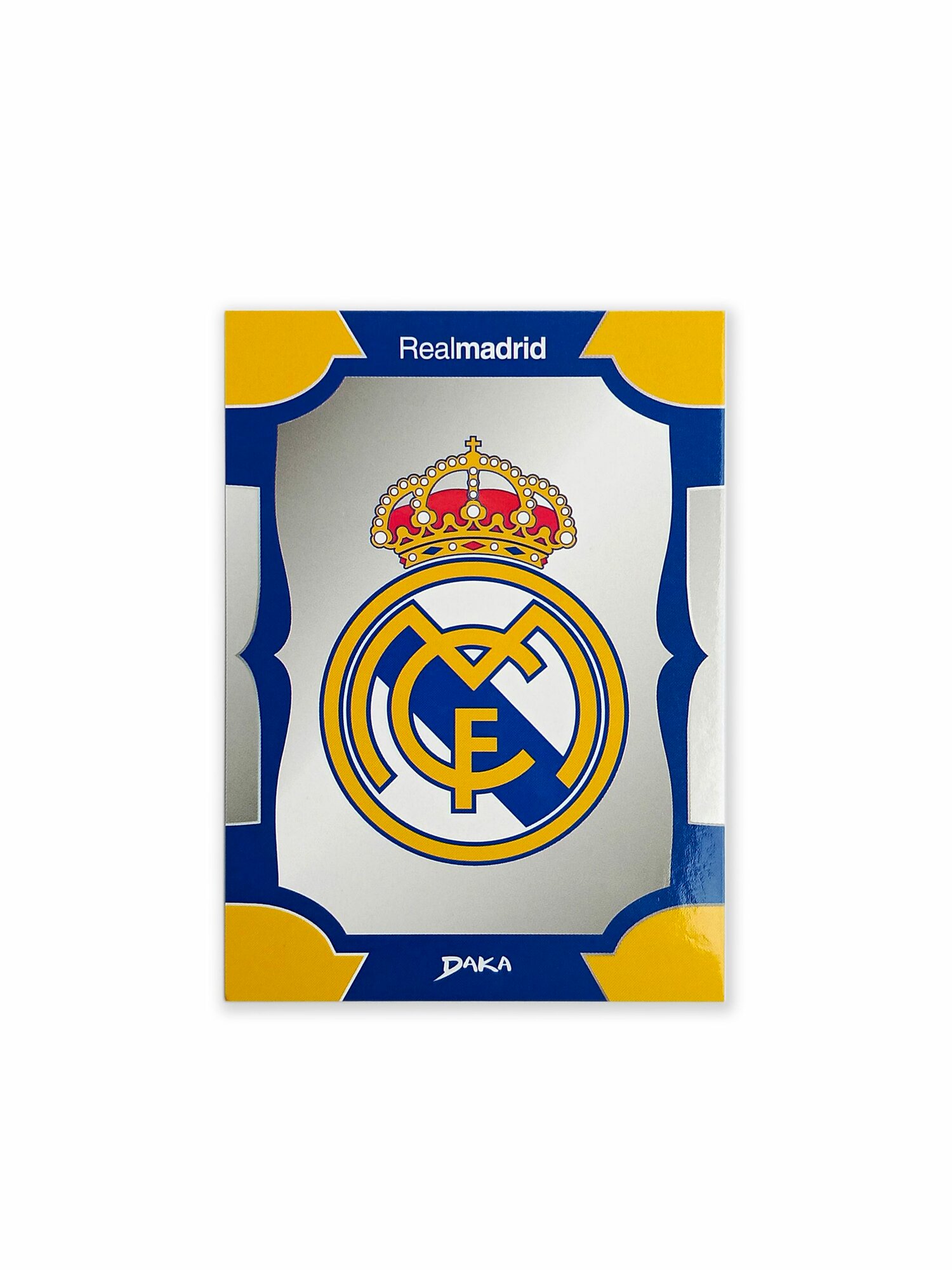 Коллекционная карточка эмблема Real Madrid