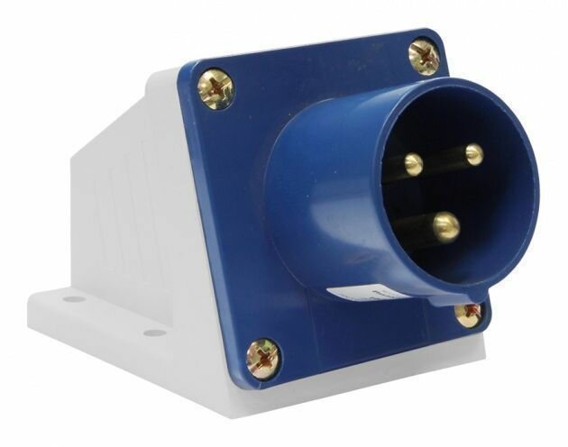 Вилка силовая СЭ-513 стац. 2Р+PE 16А 220В IP44