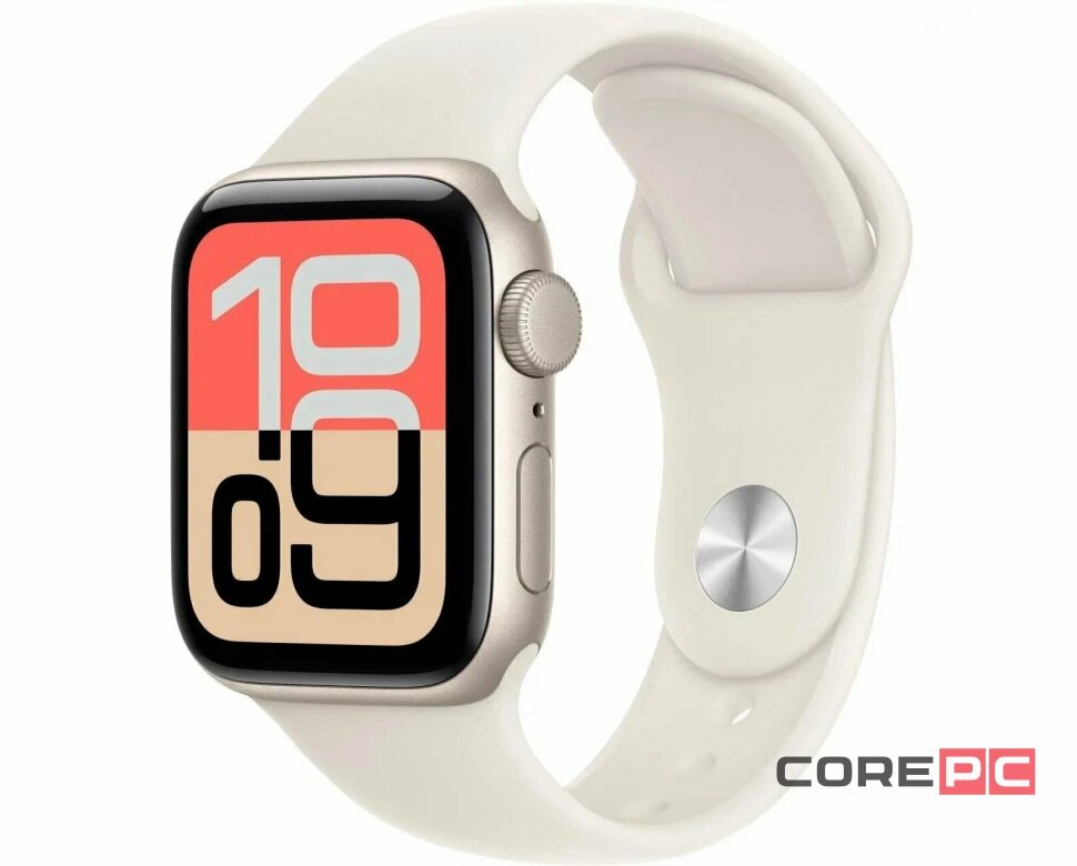 Умные часы Apple Watch SE Gen 3 44mm Starlight Aluminum Case with Starlight Sport Band (M/L)