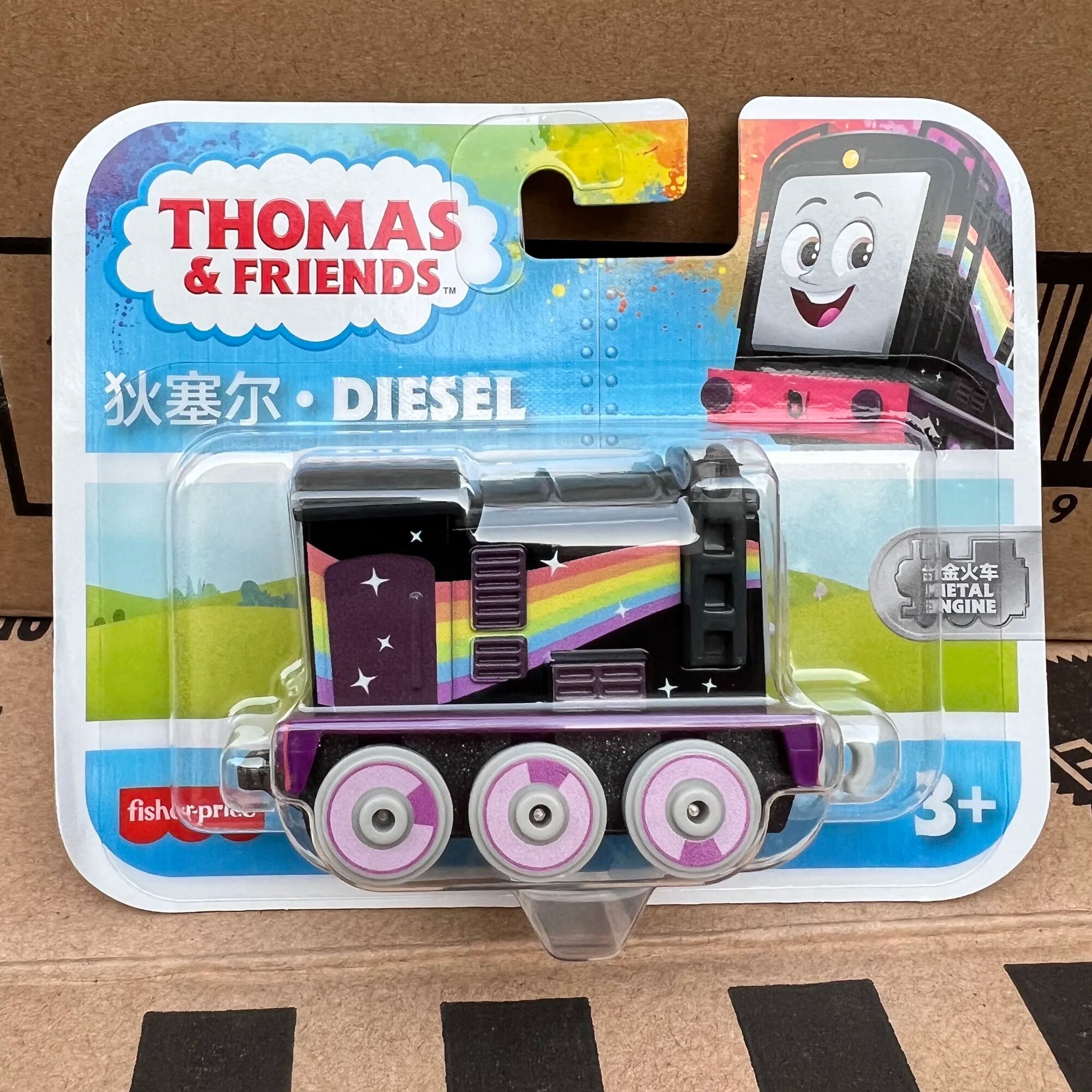Thomas & Friends Diesel, серый поезд HFX89-HHN56