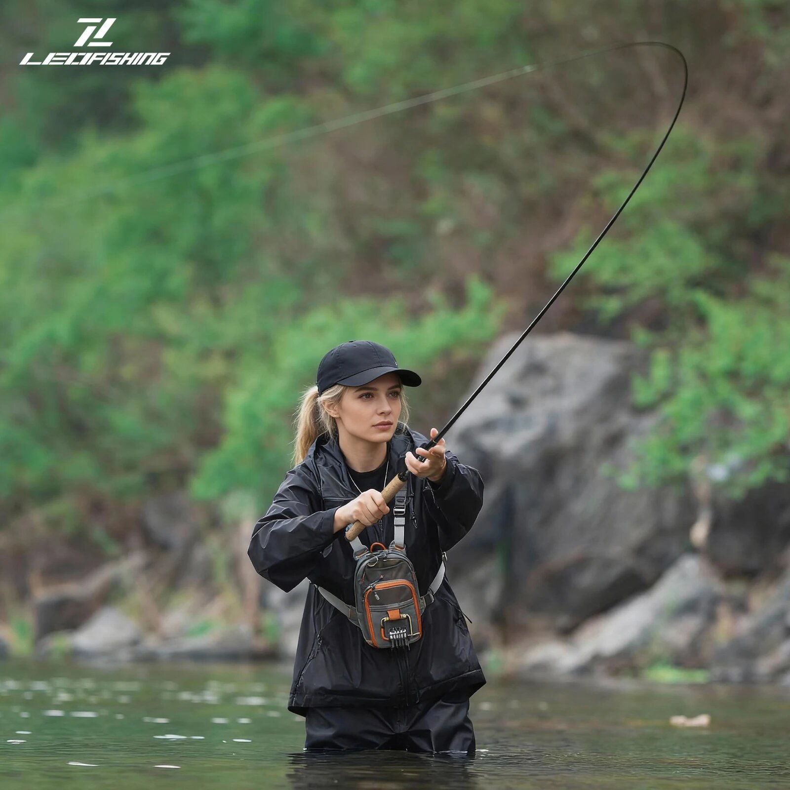 Леофишинг удочка для нахлыстовой ловли 3,5 м