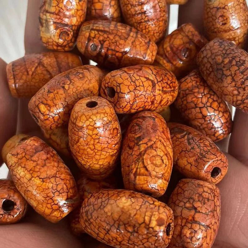 Бусины агата Дзи 15x20 мм, цвет: 10pcs