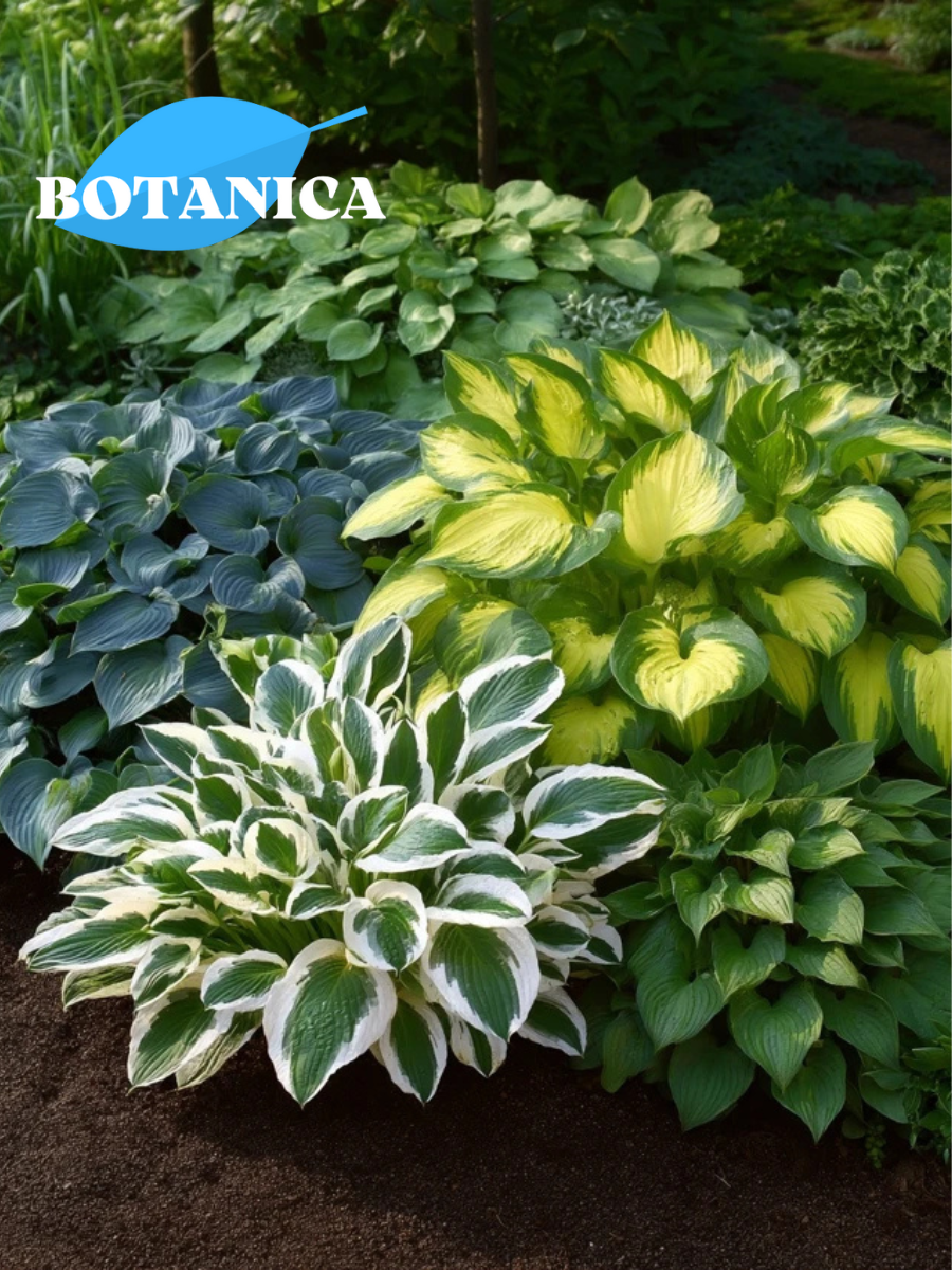 Луковицы цветов, botanica garden , Хоста Микс сортов ( 5 штук)