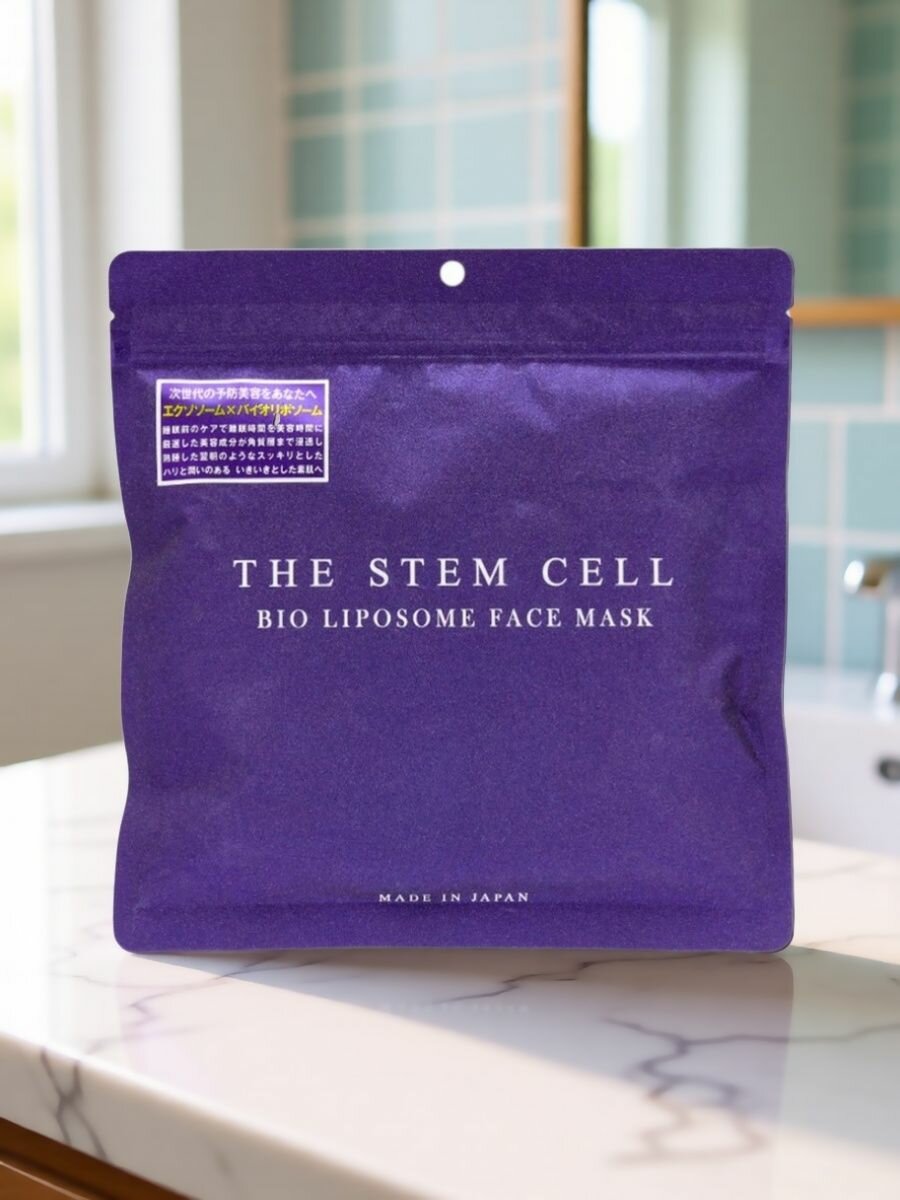 Тканевые маски THE STEM CELL со стволовыми клетками и биолипосомами, 30 шт