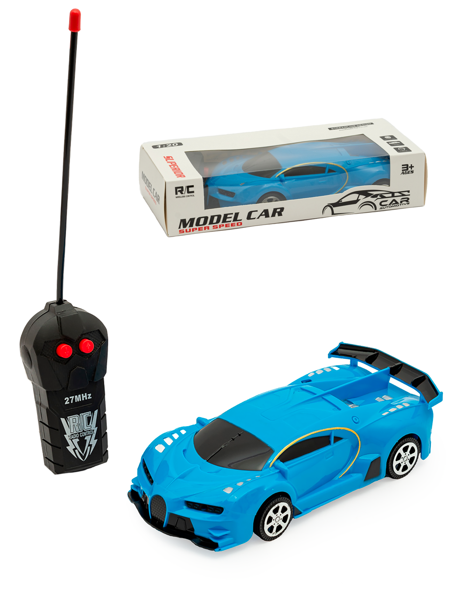 Радиоуправляемая машинка TONG DE Гоночная на пульте управления, пластик