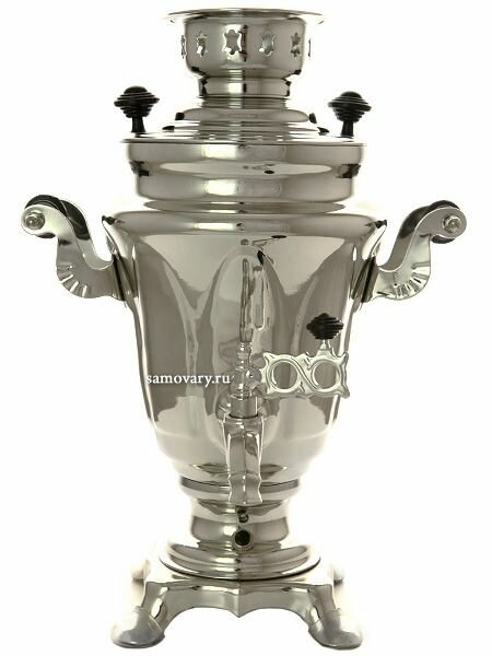 Электрический самовар 1,5 литра никилерованный "тюльпан" с автоотключением