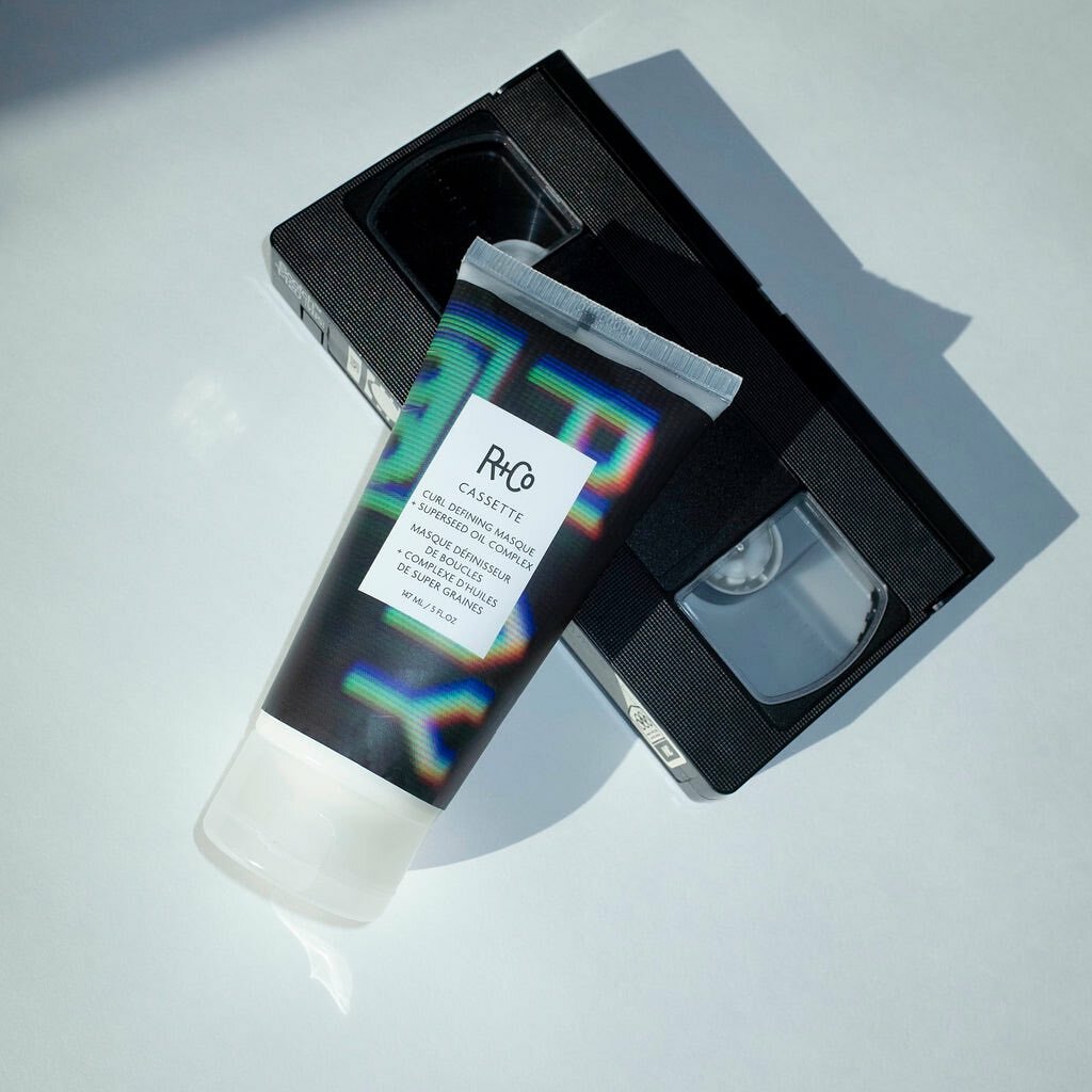 R+Co CASSETTE Curl Defining Masque кассета дефинирующая маска для вьющихся волос с комплексом масел, 147 мл