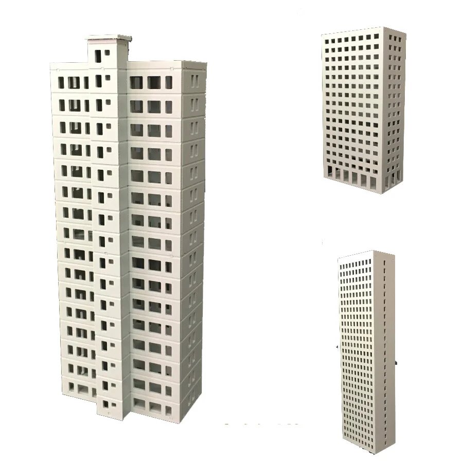 Пластиковые модели зданий 1/300 Lo3, набор 2шт