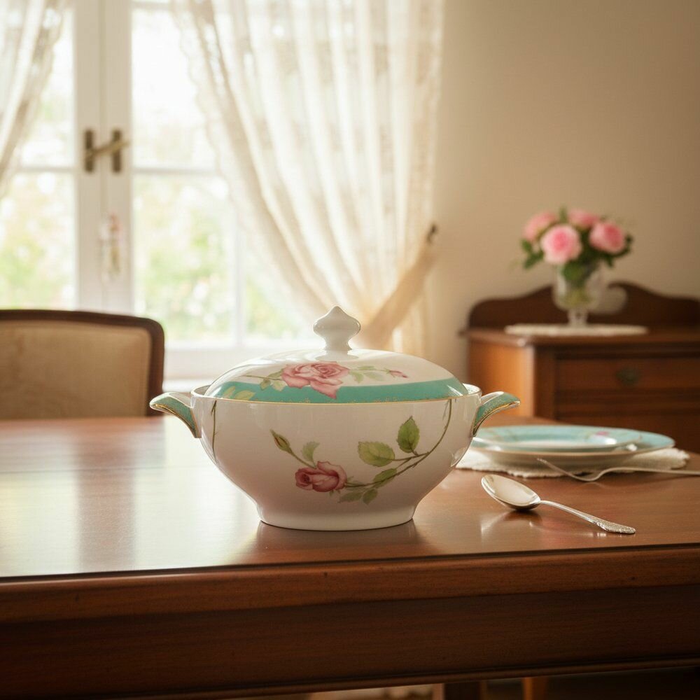 Супница с крышкой Роза (Milano Rose Pavone) A2118166