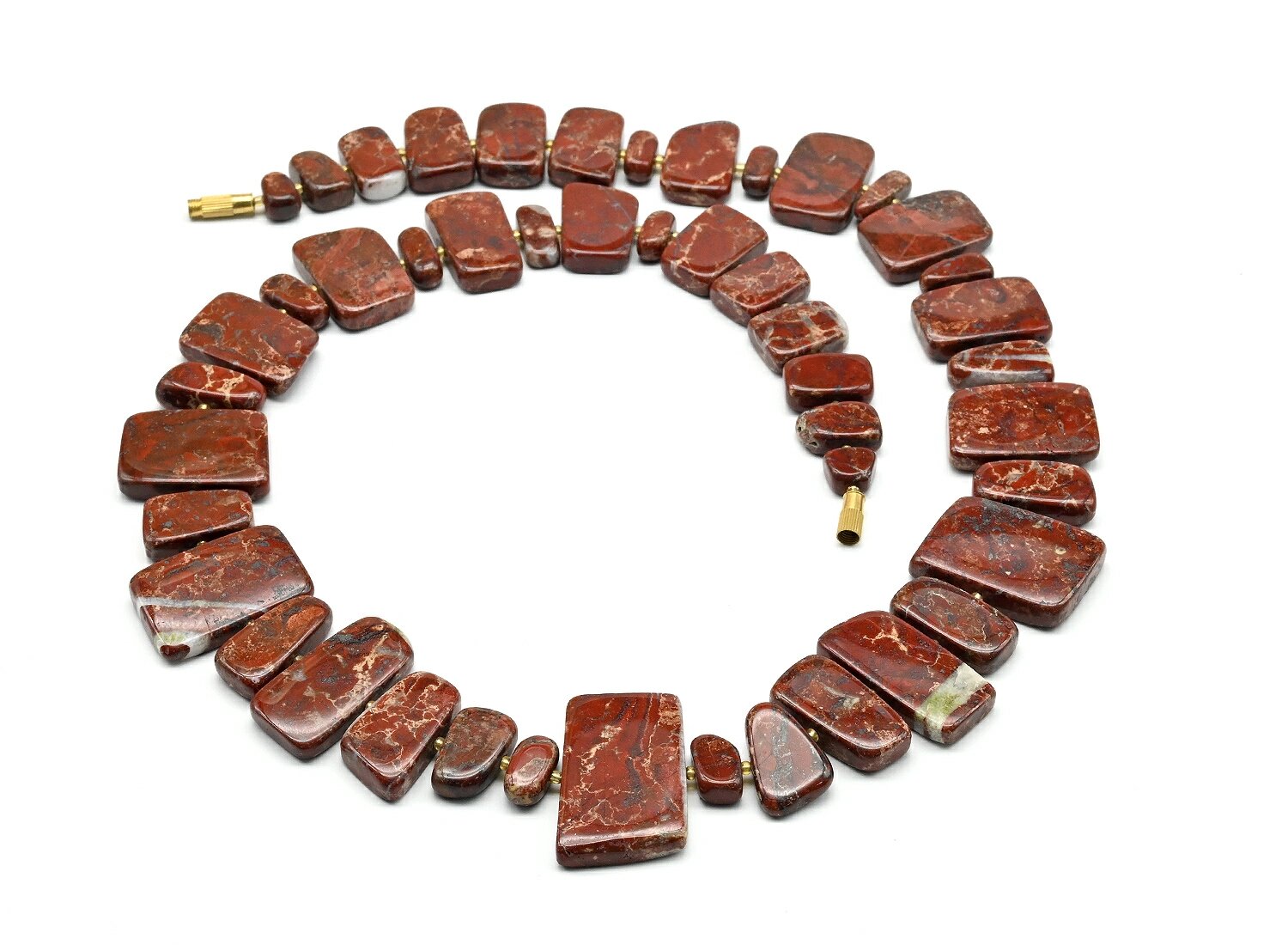 Колье, яшма