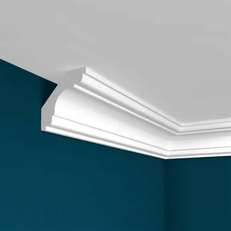 Плинтус потолочный 30х30 мм 115 метров под покраску карниз полистирол ультра легкий