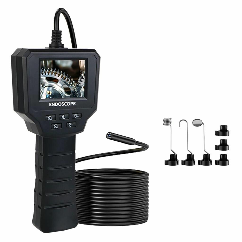 Видеозонд для диагностики труб и двигателей, 10m