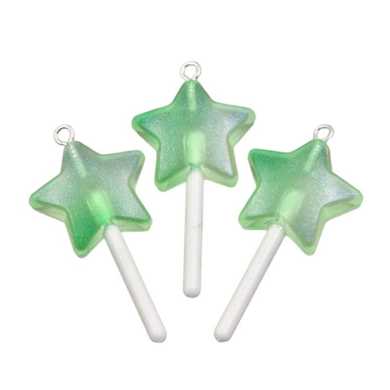 Подвеска «Звезда и сердце», Зеленый - Пентаграмма.