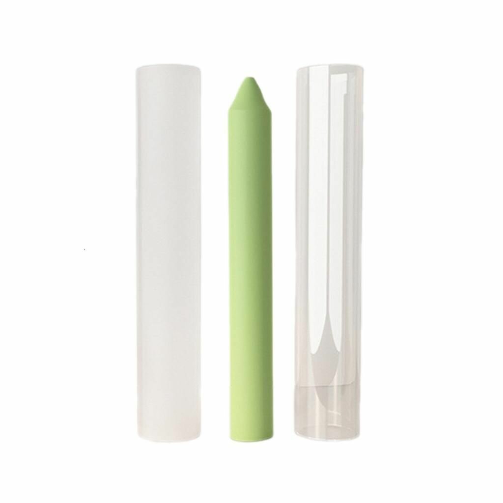 Силиконовая цилиндрическая форма для свечей, - плоский