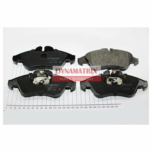 Колодки тормозные Dynamatrix-Korea DBP1038 для Mercedes SPRINTER 901, 902,903,904, V-CLASS 638/2, Vito 638; VW LT 2835 II 2DB II,