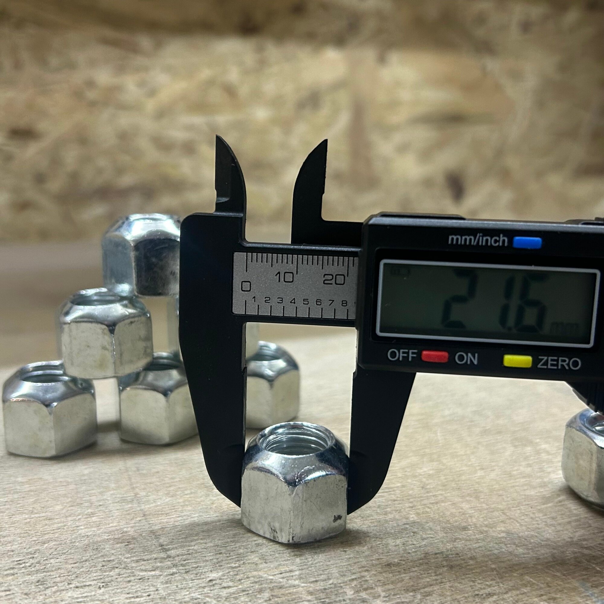 Гайка конусная колесная М14х1.5, на УАЗ, Г-ль 3302, Соболь, комплект из 5 шт.