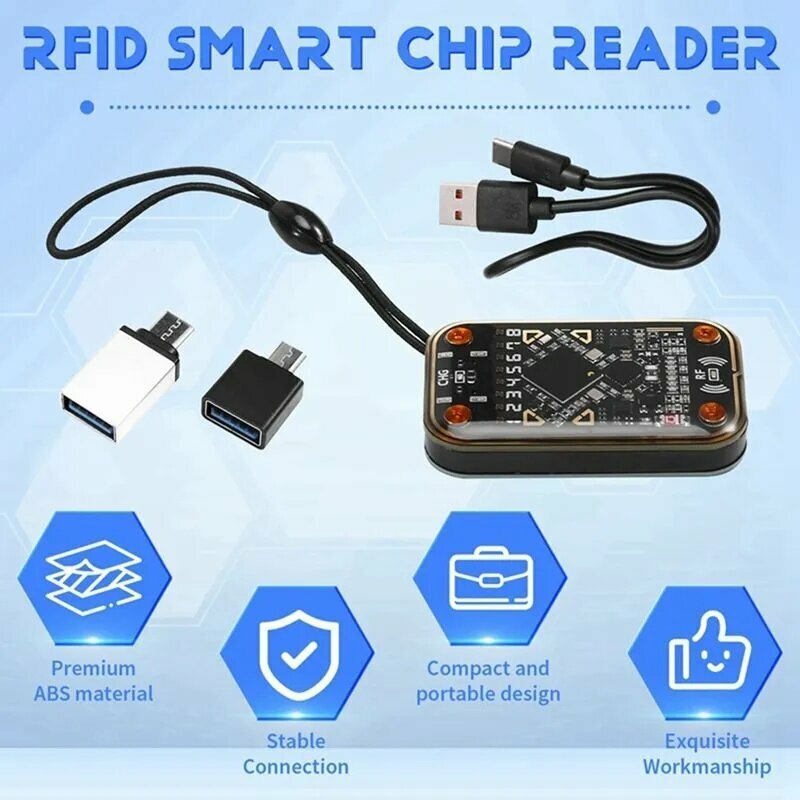 Считыватель Смарт-Чипов RFID+Эмулятор Смарт-Карт UID Эмулятор RFID