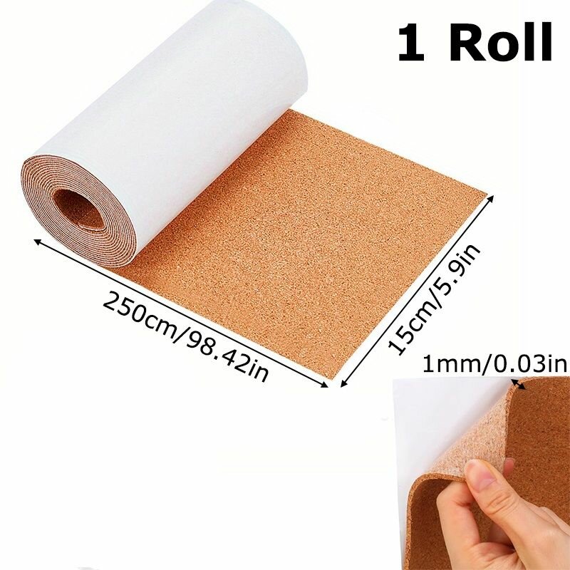 1 кусок Самоклеящийся пробковый рулон, Для декорирования стен