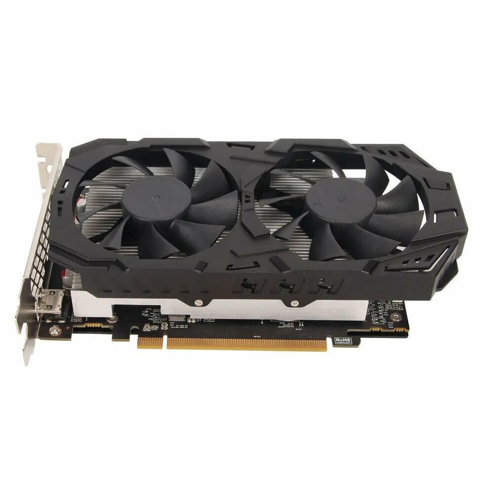 Видеокарта RX580 8GB 256-bit GDDR5 1244/7000MHz с двумя вентиляторами для игрового ПК, 4K и 1080p, HDMI, металлический радиатор
