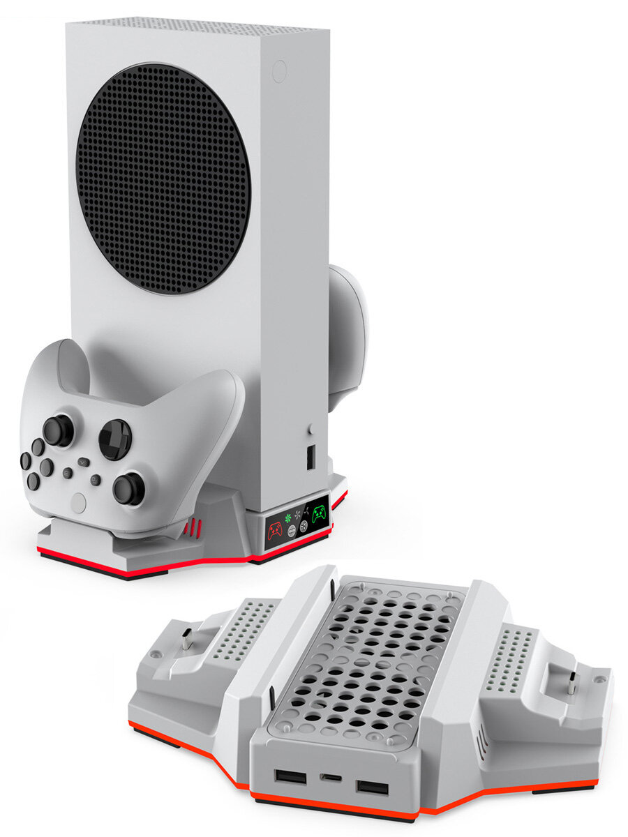 Многофункциональный стенд с функцией охлаждения для Xbox Series S (Dobe TYX-3617)