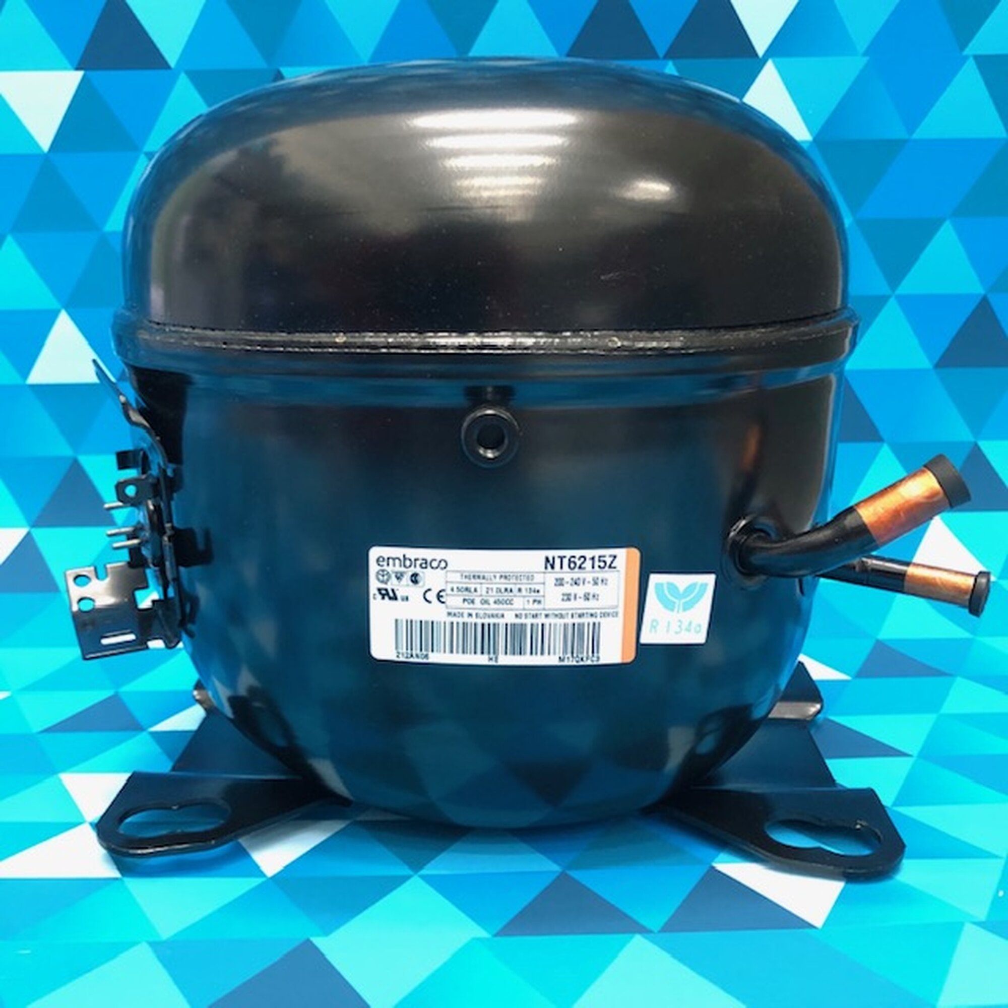 Компрессор Embraco (HBP) NT6215Z (R134, 1620Вт при +7,2C*/ASHRAE, 17,39см3) Словакия