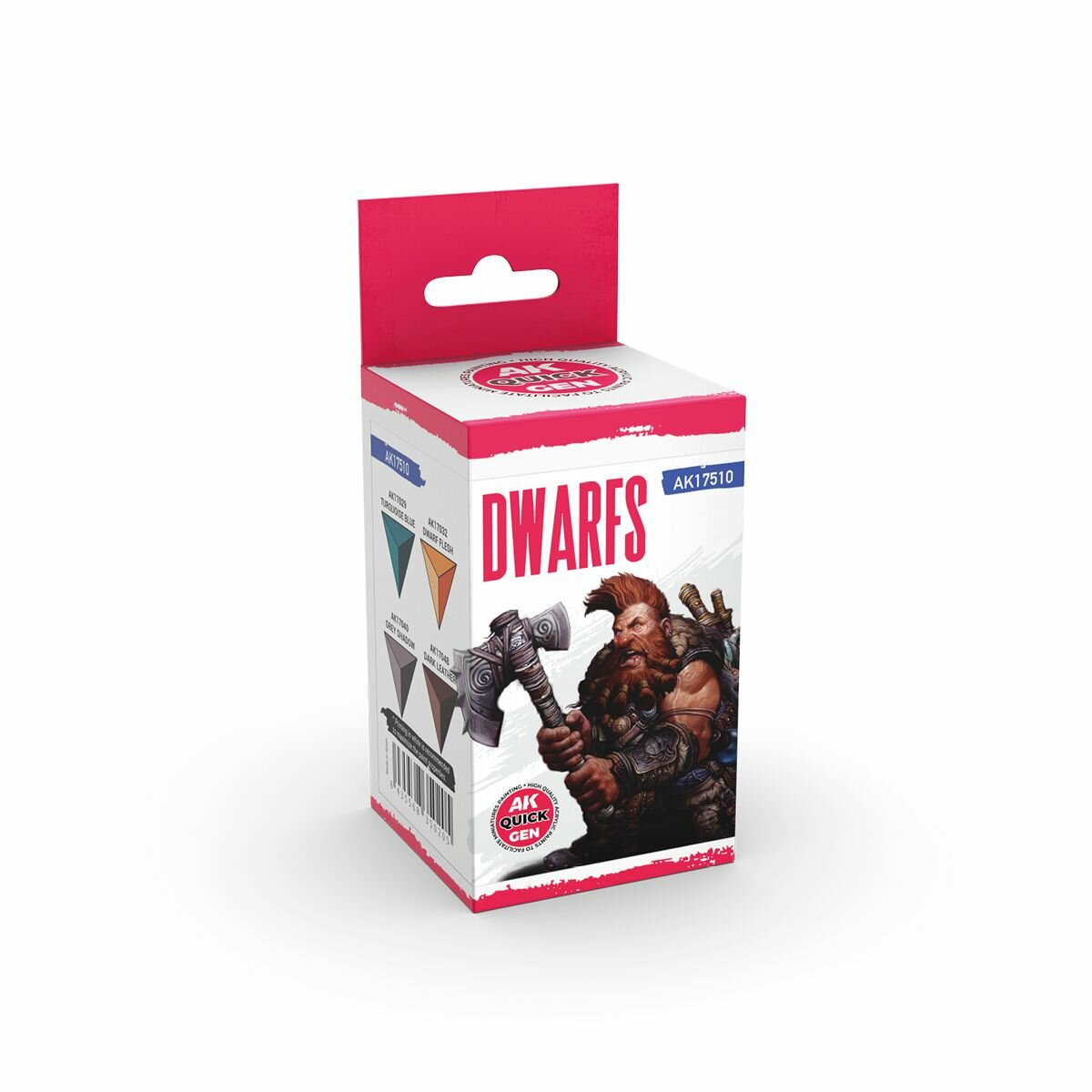 Набор акриловых красок AK Interactive - QUICK GEN Set - Dwarfs