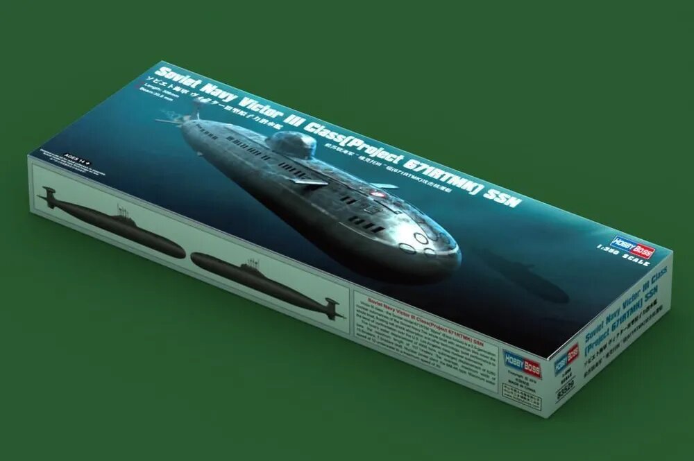 HOBBYBOSS 1/350 83529 Подводная лодка ВМФ СССР проекта 671РТМК Виктор III Танки