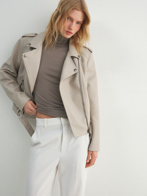 Куртка кожаная