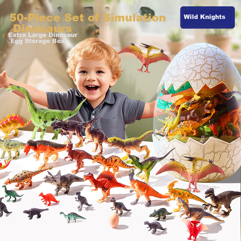 Набор из 72 яиц динозавров для детей 3-6 лет Образовательная игрушка для ролевых игр Цвет：Яйца динозавров: набор из 72