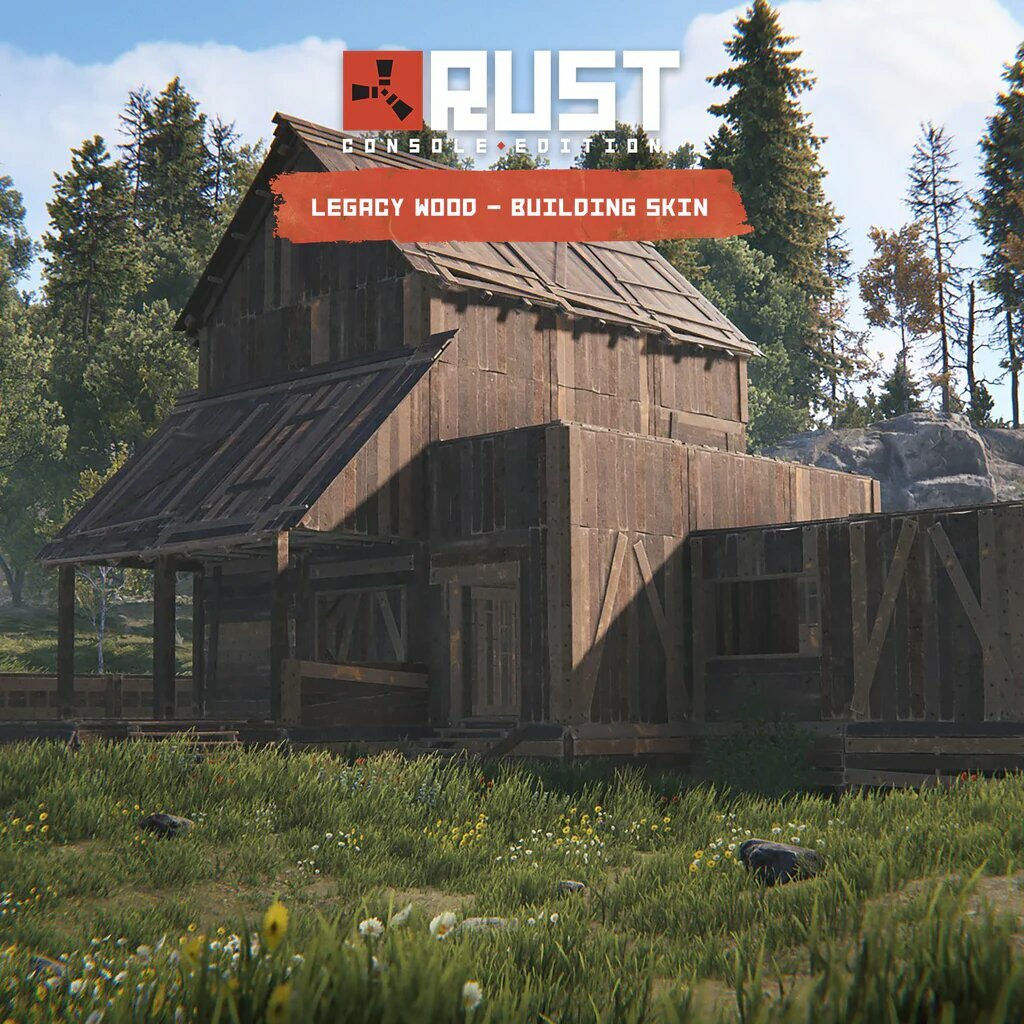 Дополнение Rust - Legacy Wood Building Skin, цифровое издание PlayStation 5, регион Индия / код пополнения баланса
