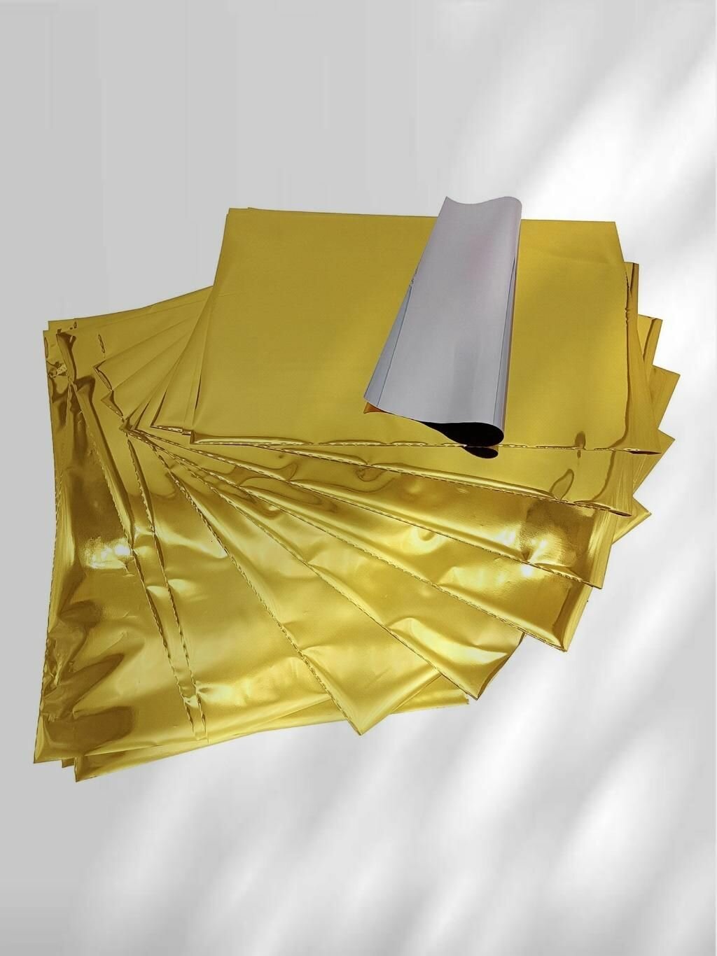 Золотая тонерная фольга для тиснения, 50 листов, Золото