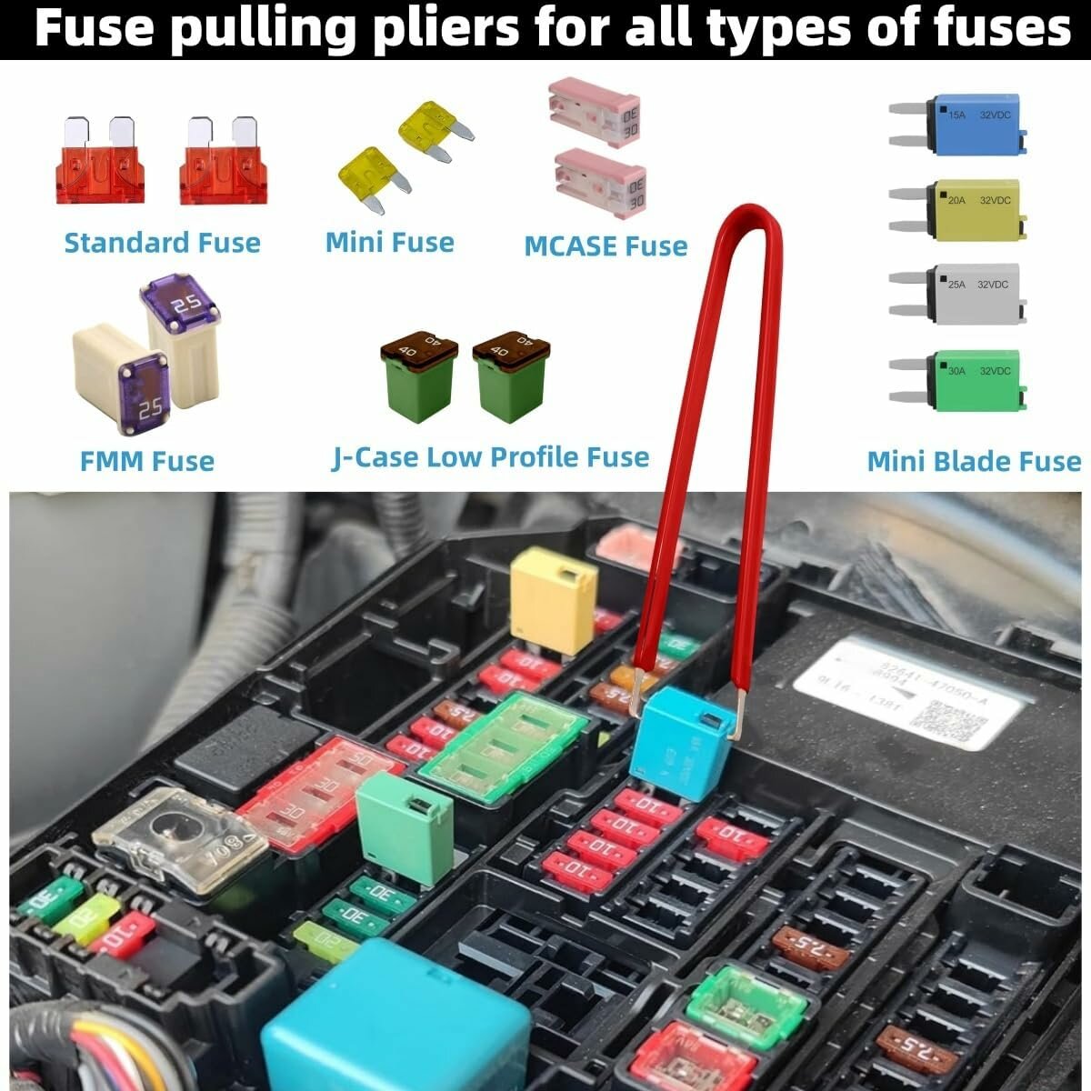 2 Шт. Инструментов для снятия предохранителей с Автомобильного предохранителя