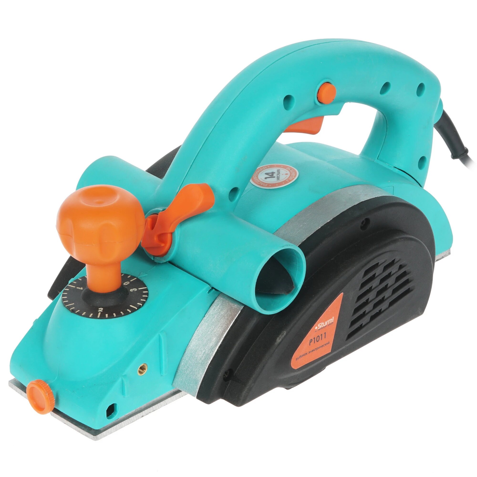 Электрорубанок Sturm P1011, выборка четверти, плавный пуск, 1100 Вт